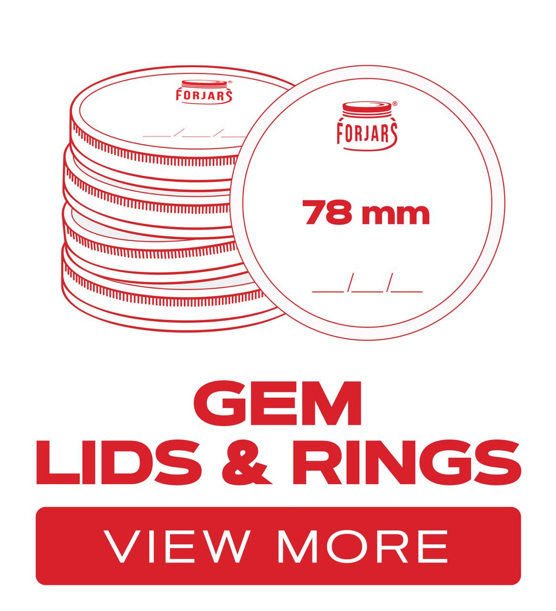 GEM LIDS & RINGS — ForJars Canada