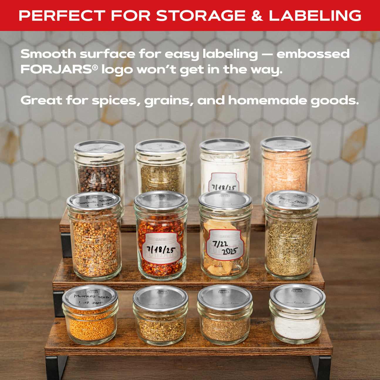 Premium Mason Jars – 4 oz (12-Pack) | Regular Mouth Glass Canning Jars ...